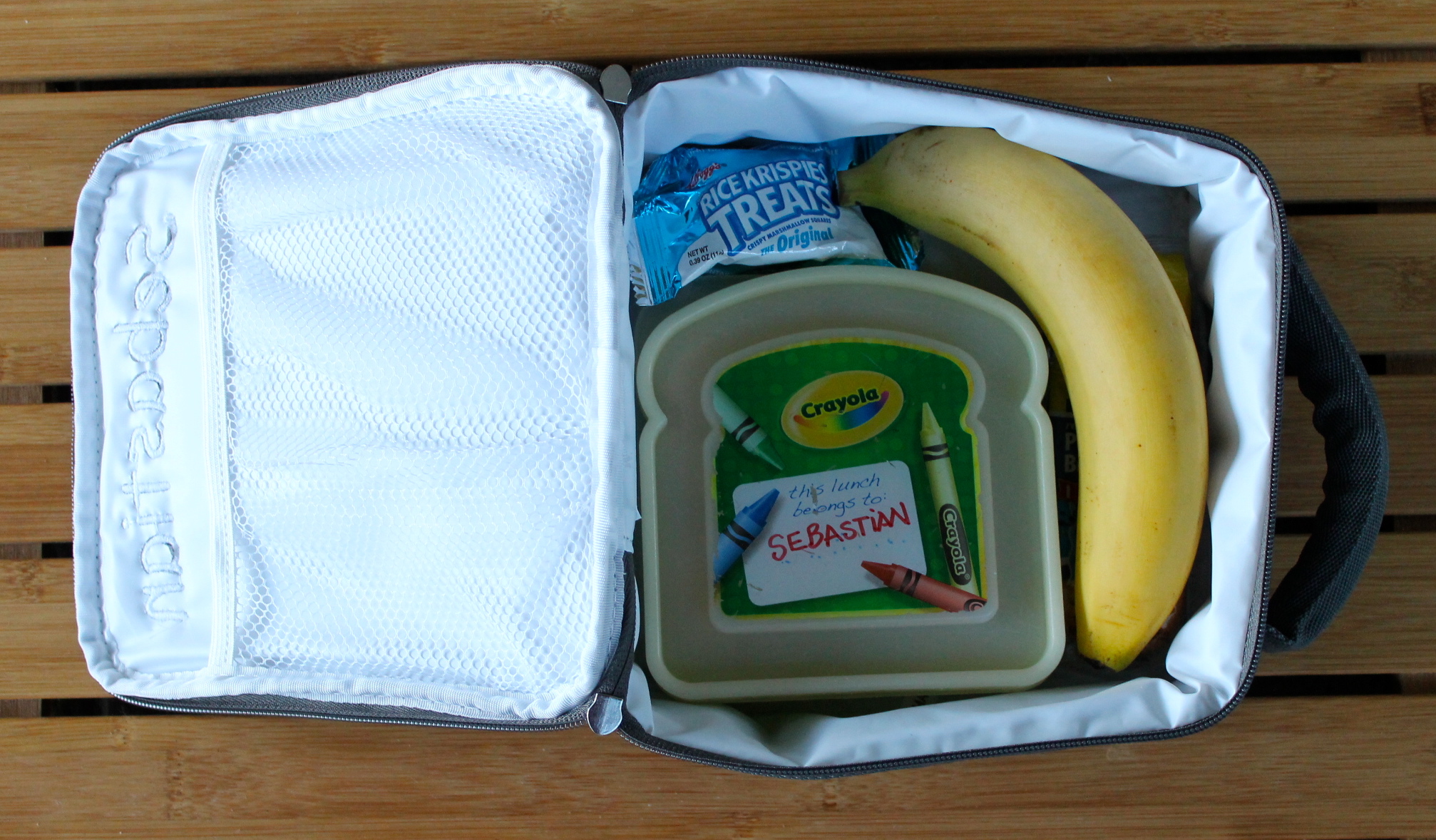 Back To School Favorites: Personalized Lunch Bag from Four Peas