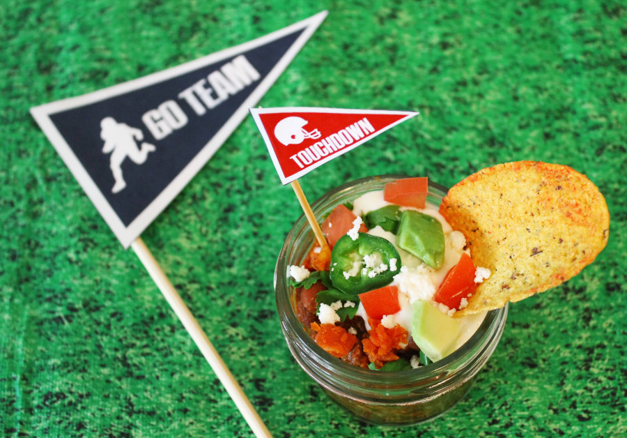 Chipotle and Chorizo Football Cheeseball and Football Party Printables