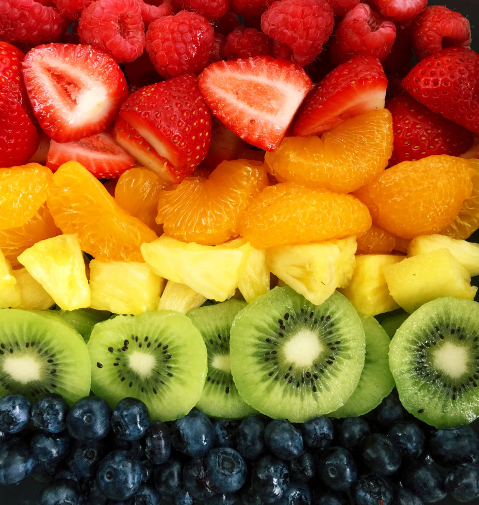 Healthy Day Of The Dead Sugar Skull Fruit Pizza Dessert