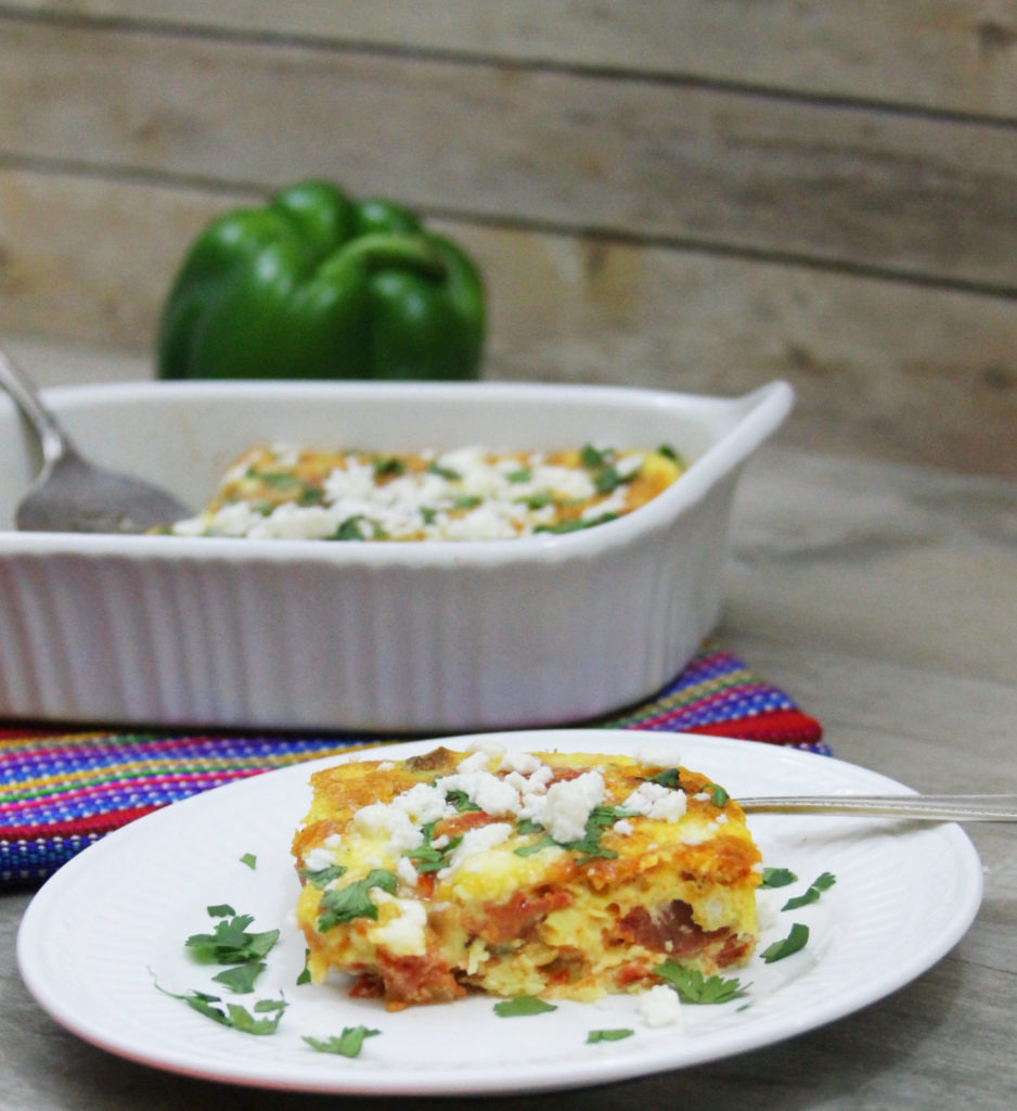 Baked Havana Style Eggs With Chorizo