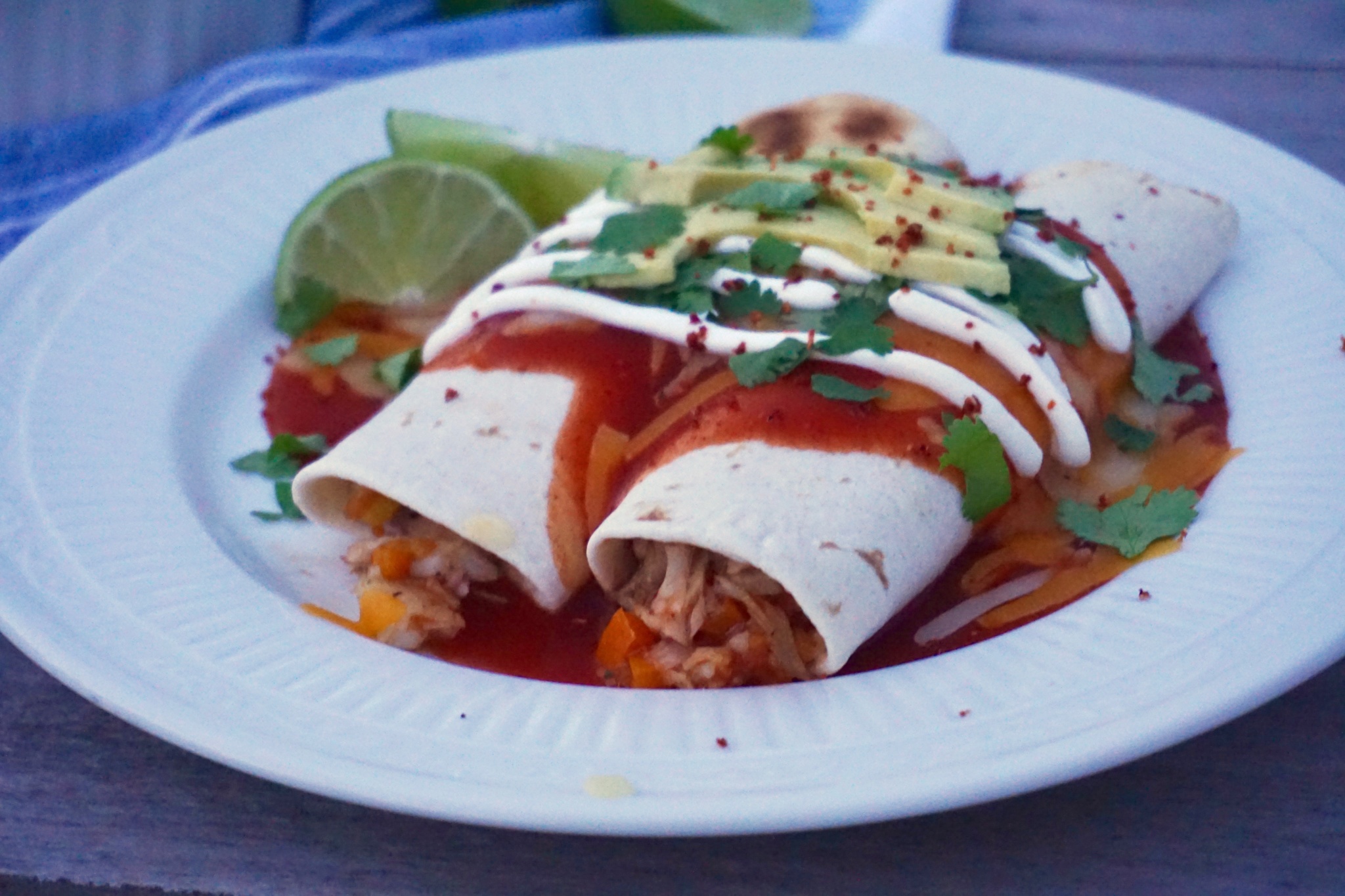 Chipotle Fish Enchiladas