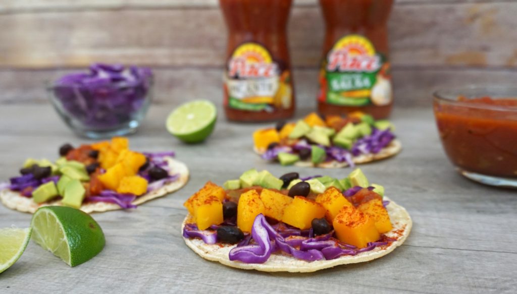 Spicy Roasted Butternut Squash Tacos (Vegan)