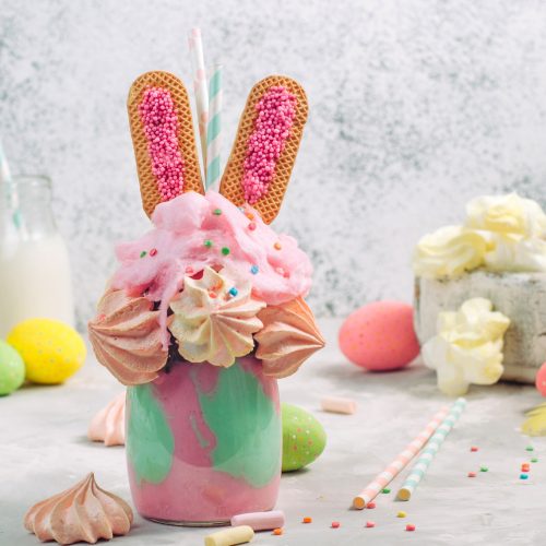 Bunny Ears Easter Freak Shake