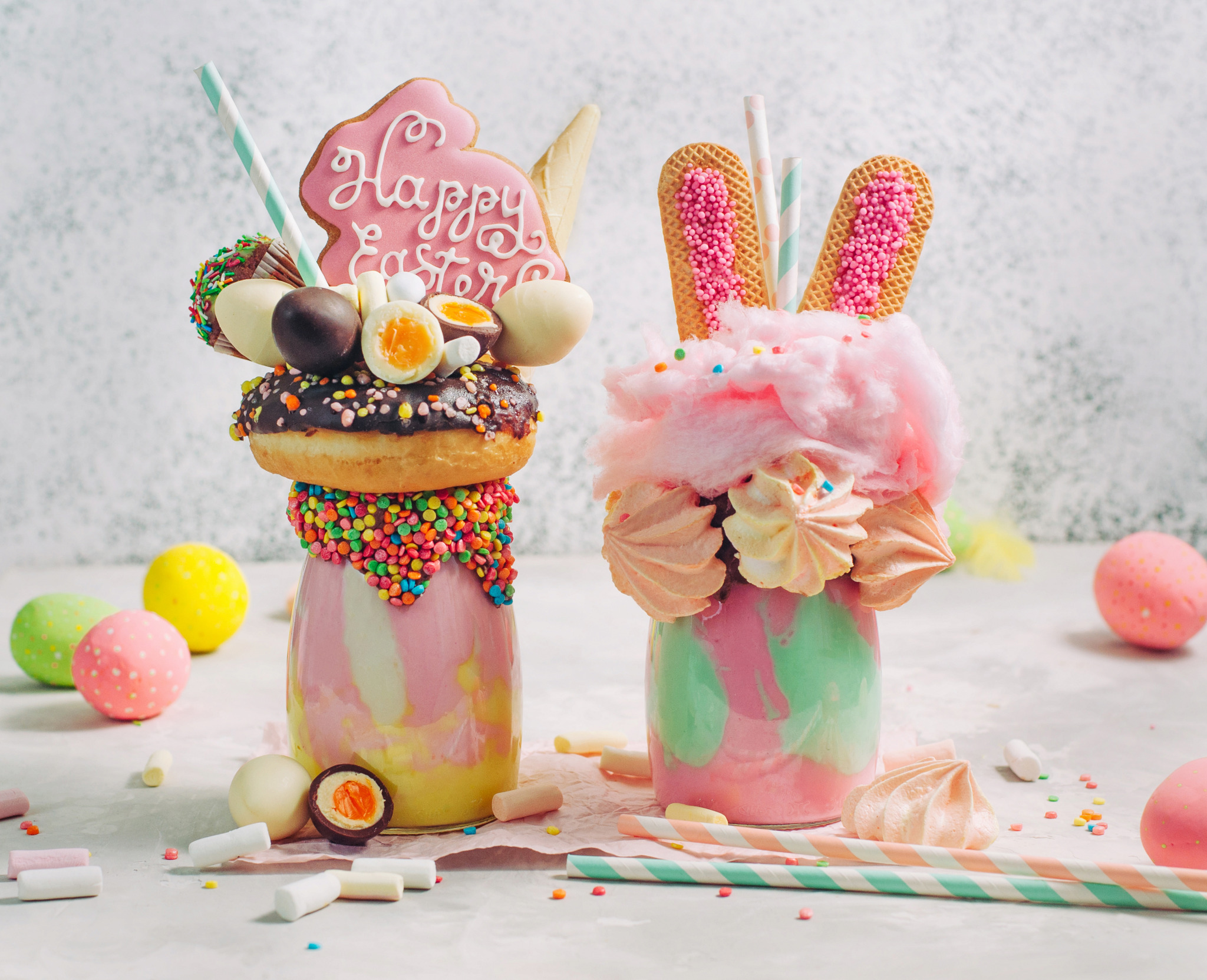 Bunny Ears Easter Freak Shake