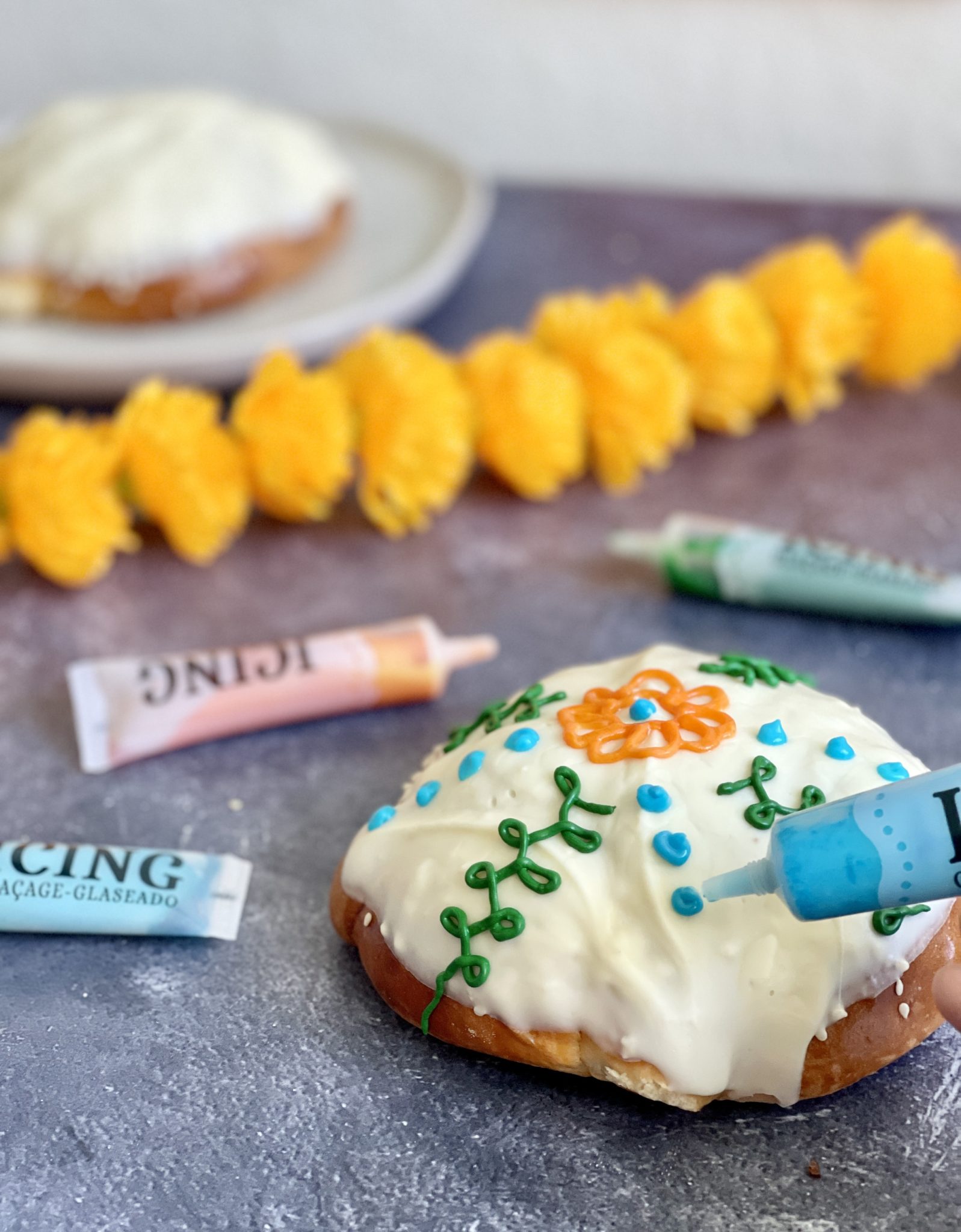 Day of the Dead Pan de Muerto Cookies