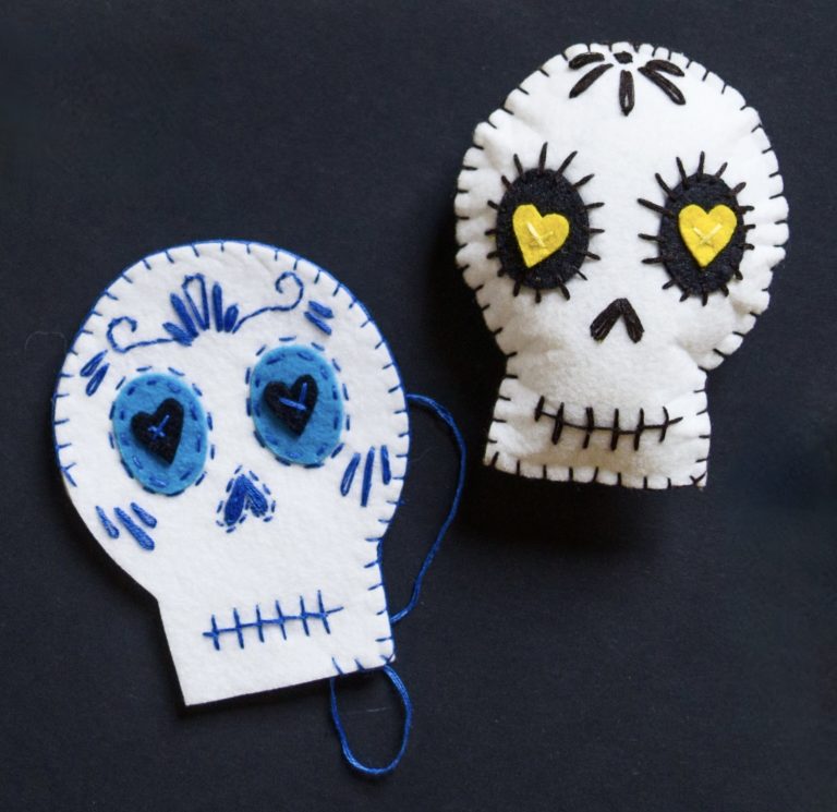 Sugar Skull Pumpkins: Easy Day of the Dead Painted Pumpkin Craft