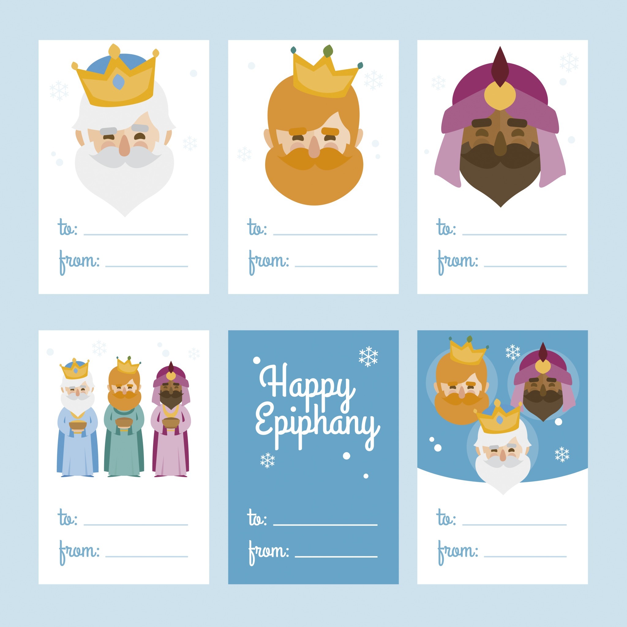 Three Kings Day Free Gift Tags and Printable Letter for the Wise Men