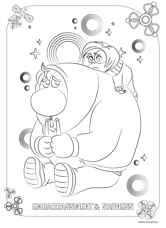 Inside Out 2 Movie Free Educational Activities and Coloring Pages
