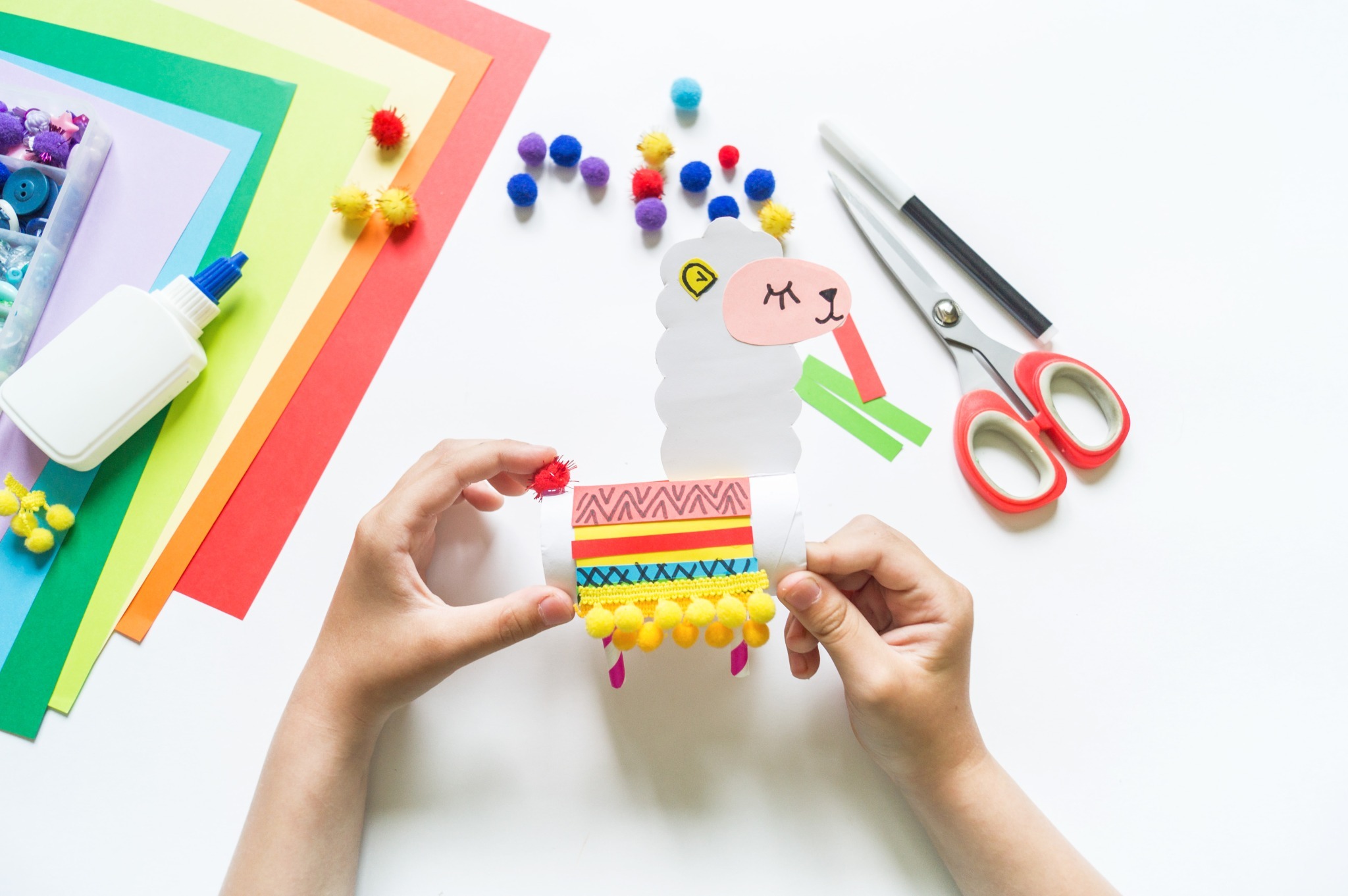 Easy Llama Mini Piñata Craft to Celebrate Hispanic Heritage Month