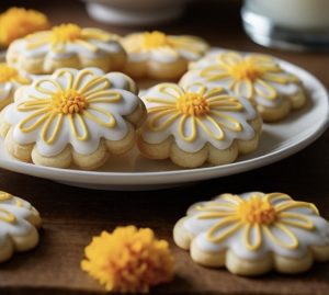 Day of the Dead Marigold Sugar Cookies