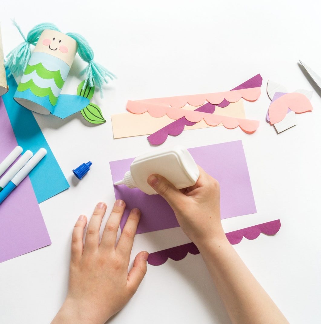 Cute Mermaid Toilet Roll Craft for Kids