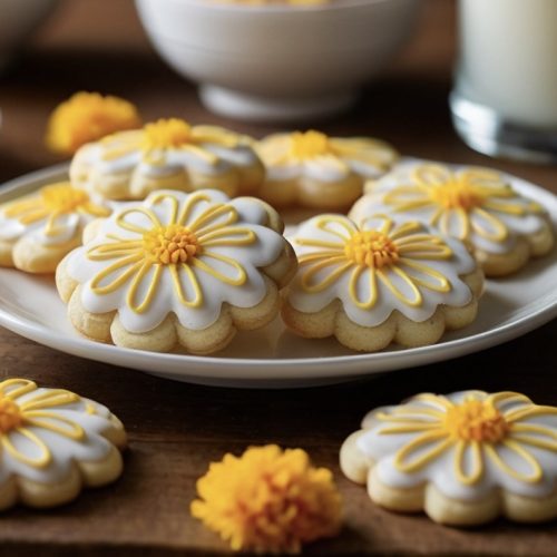 Day of the Dead Marigold Sugar Cookies