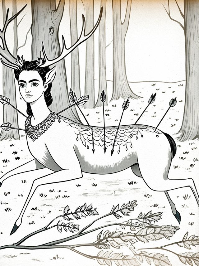 Free Printable Frida Kahlo Coloring Pages