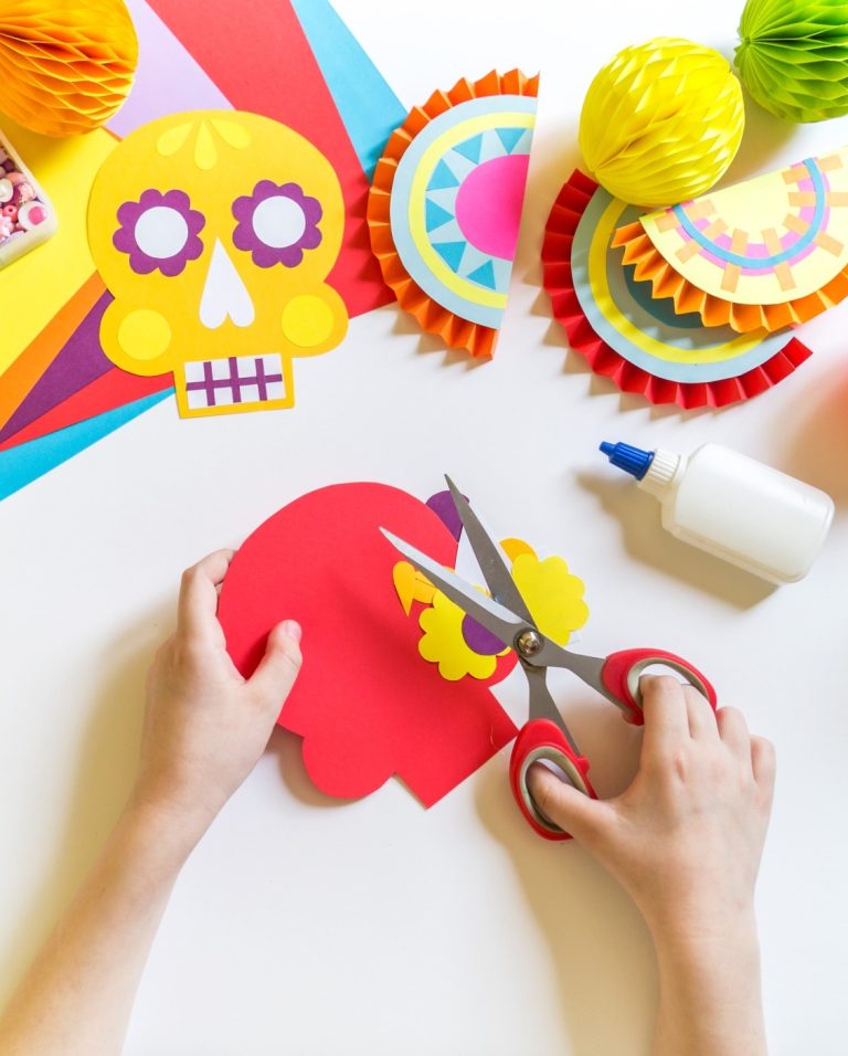 Create Your Own Sugar Skull Paper Garland: A Fun and Easy Day of the ...