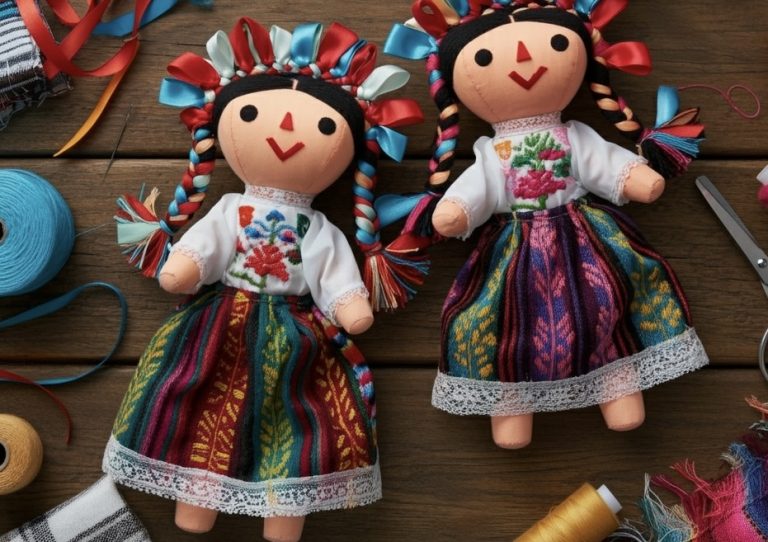 How to Make Traditional Mexican Dolls or Muñecas Marias: A Fun Sewing ...