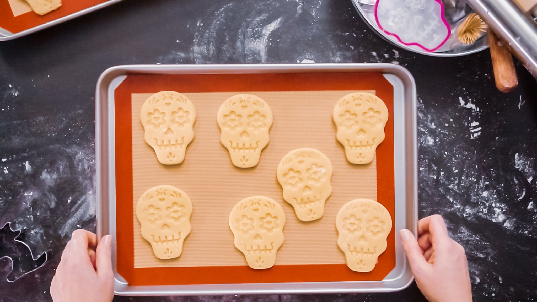 Sugar Skull Ginger Spice Cookies Recipe for Day of the Dead