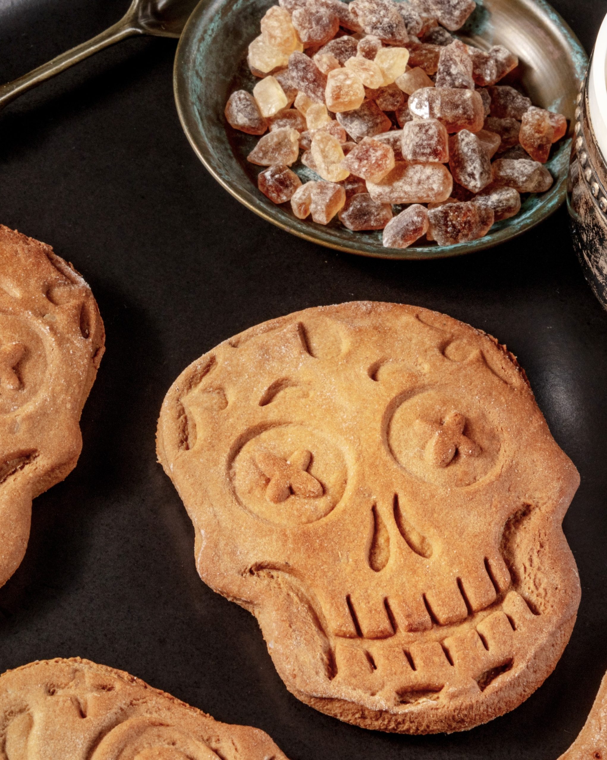 Sugar Skull Ginger Spice Cookies Recipe for Day of the Dead