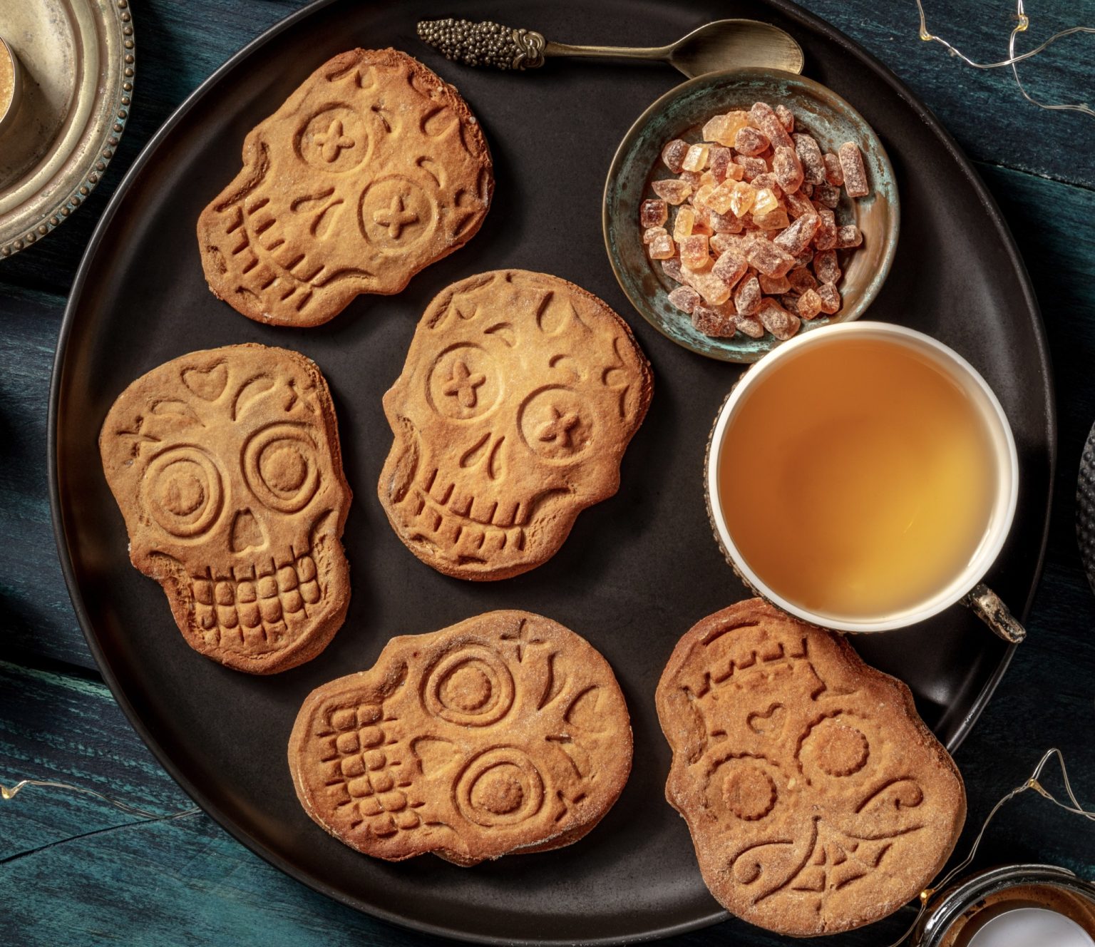 Sugar Skull Ginger Spice Cookies Recipe for Day of the Dead