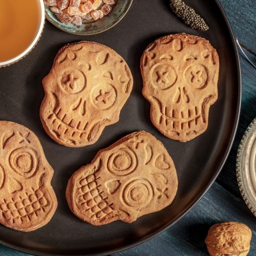 Sugar Skull Ginger Spice Cookies Recipe for Day of the Dead