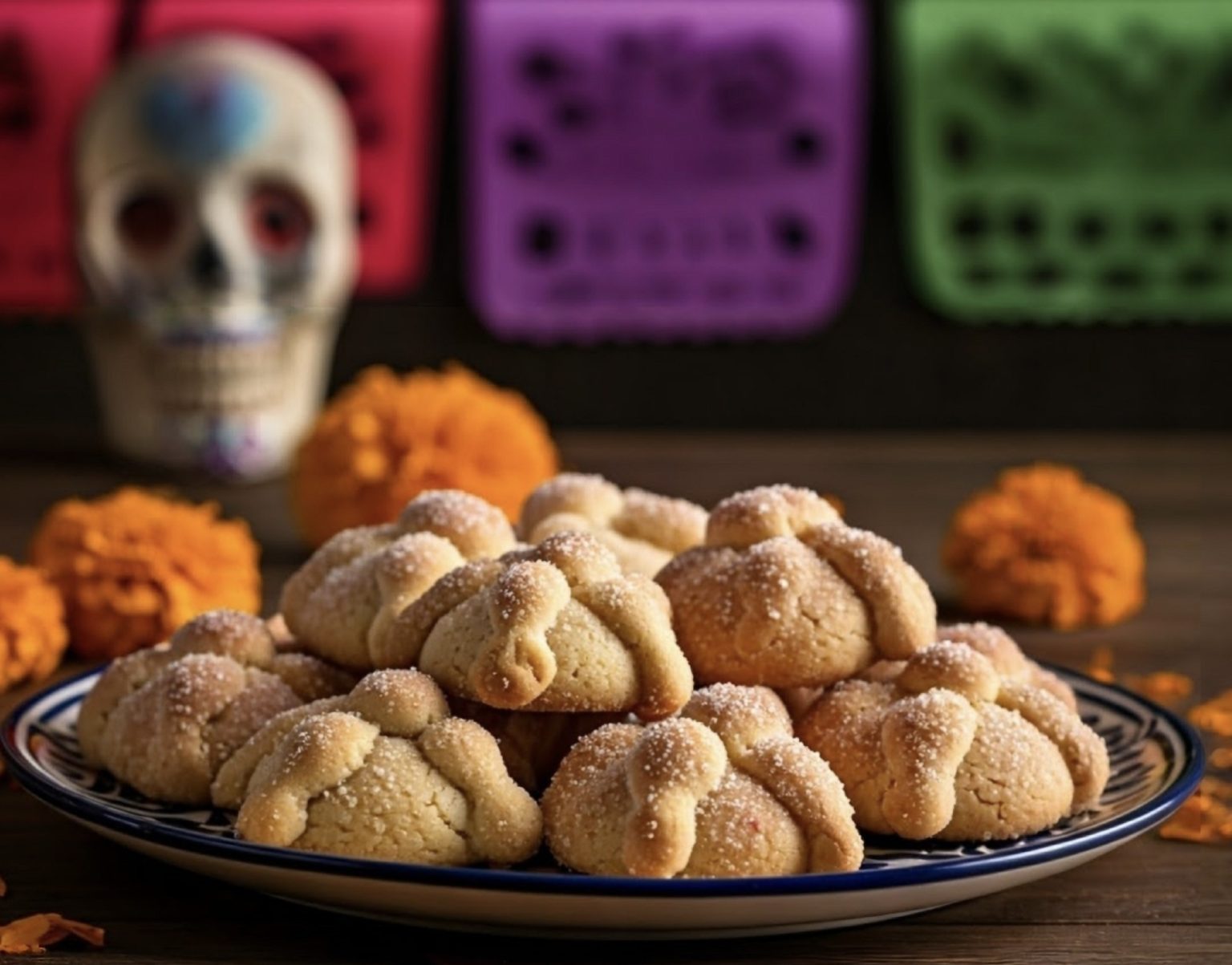 Day of the Dead Pan de Muerto Cookies