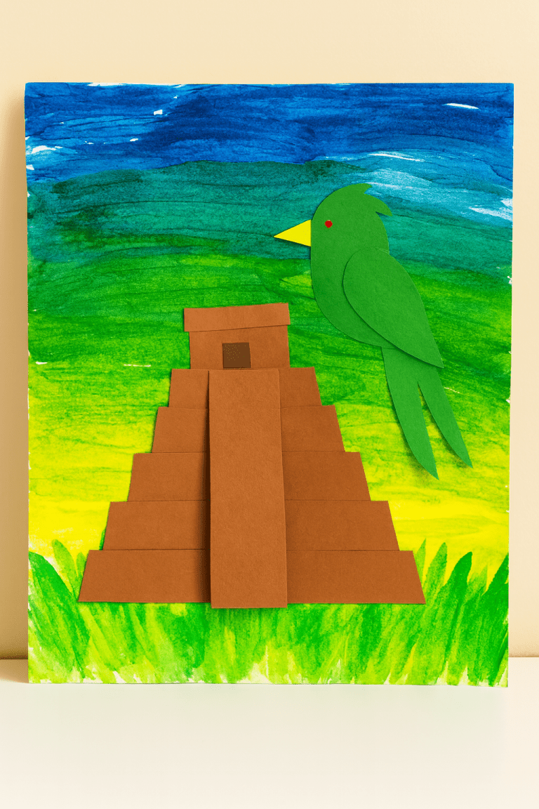 Mayan Pyramid Craft for Kids: An Easy Guatemalan Pyramid Craft